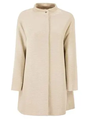 HERNO HERNO Sequined A-Line Overcoat