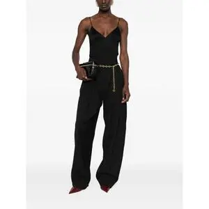 Saint Laurent Silk Blend Camisole - Black