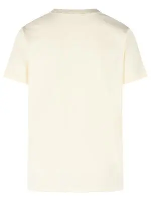 Moncler Cotton T-shirt - Cream