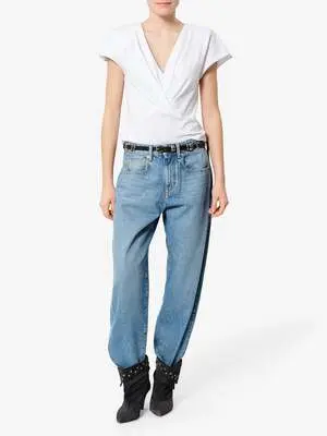 Isabel Marant Étoile Nadrine Jersey T-shirt - White