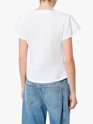 Isabel Marant Étoile Nadrine Jersey T-shirt - White