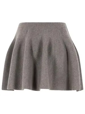 LISA YANG Cashmere Mini Skirt - Cream