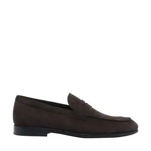 TOD'S TOD'S Suede Loafers Brown