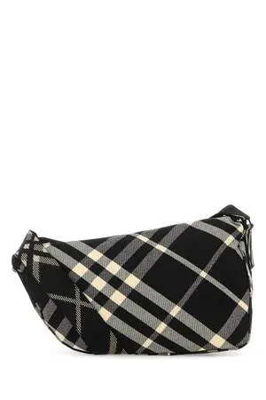 Burberry Embroidered Fabric Shield Crossbody Bag - Multicolor