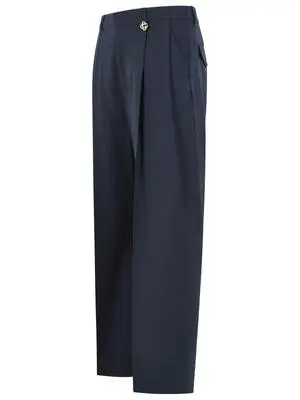 Casablanca Pleated' Wool Pants