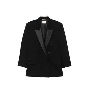 Saint Laurent Jackets Blazers - Black