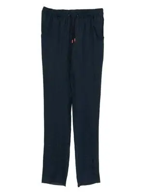 Kiton Drawstring Waist Pants - Blue