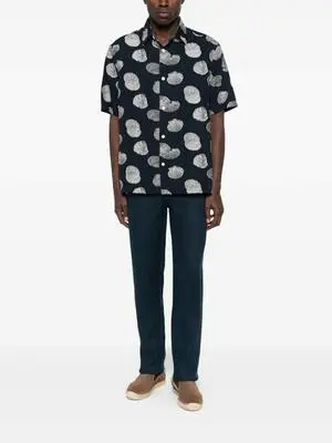 Kiton Drawstring Waist Pants - Blue