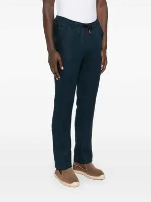 Kiton Drawstring Waist Pants - Blue