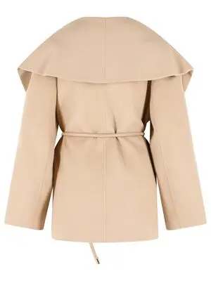 Sportmax Uguale Virgin Wool Jacket - Brown
