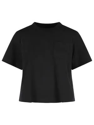 Sacai Cotton T-shirt - Black