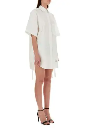 Thom Browne Cotton Shirt Mini Dress