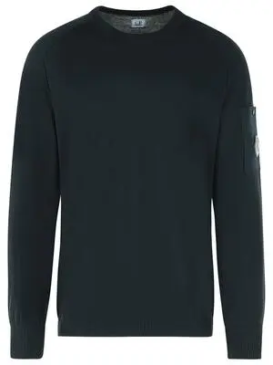 C.P. COMPANY Cotton Sweater - Black