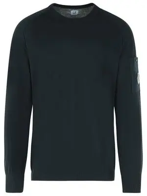 C.P. COMPANY Cotton Sweater - Black