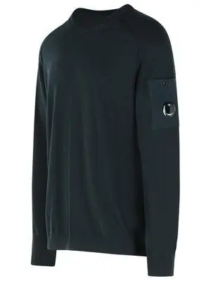 C.P. COMPANY Cotton Sweater - Black