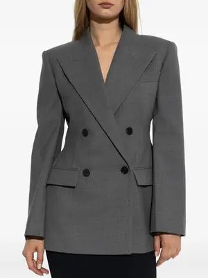 Givenchy Double-breasted Wool Structured Jacket