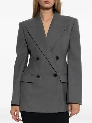 Givenchy Double-breasted Wool Structured Jacket