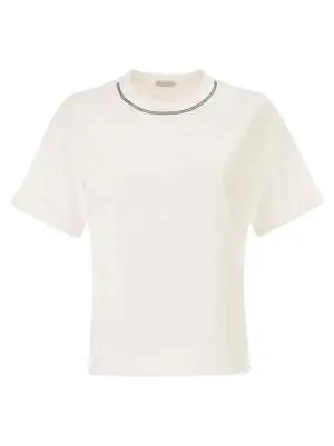 Brunello Cucinelli Cotton Jersey T-shirt - White
