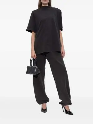 Attico Cotton Turtleneck T-shirt - Gray