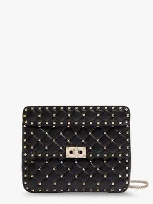 Valentino Garavani Rockstud Spike Leather Crossbody Bag With Iconic All-over Studs - Multicolor