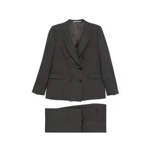 Tagliatore Wool Blend Jumpsuit - Gray