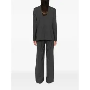 Tagliatore Wool Blend Jumpsuit - Gray