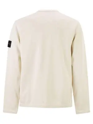 Stone Island Regular Fit Crew Neck Sweatshirt With Elasticated Edges