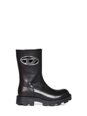 DIESEL® D-hammer Cut-out Biker Boots - Multicolor