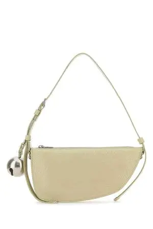 Burberry Pastel Leather Knight Small Shoulder Bag - Green