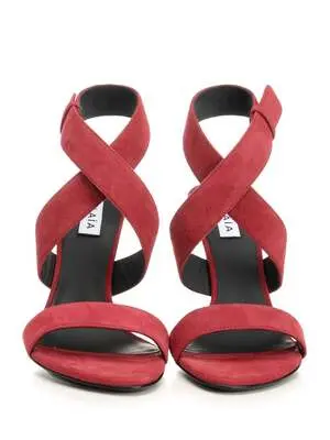 Alaïa Suede Cone Sandals
