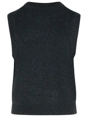GANNI Wool Blend Vest