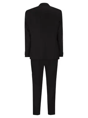 BOSS Regular Fit Suit In Wool And Elastane Blend