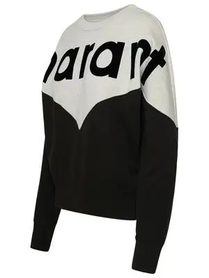 Isabel Marant Étoile Two-color Cotton Blend Houston Sweatshirt - Black