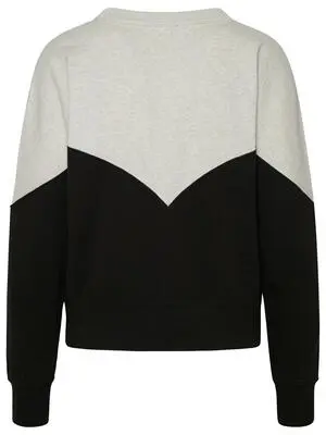 Isabel Marant Étoile Two-color Cotton Blend Houston Sweatshirt - Black