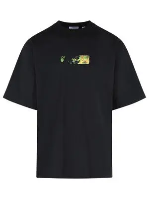 Off-White Off-White 'Spices Arrow' Black Cotton T-Shirt Men Black