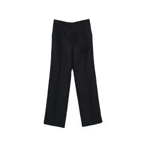 Saint Laurent Trousers Wide-leg Trousers - Black