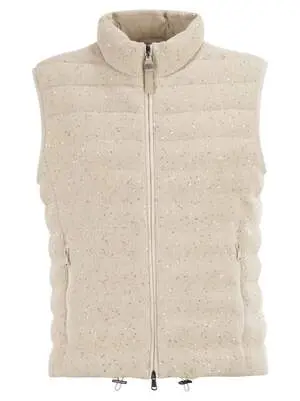 Brunello Cucinelli Padded Cotton Waistcoat - Multicolor