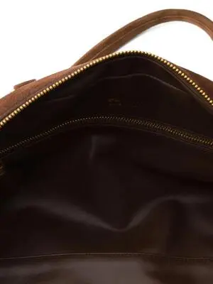 Prada Bowling Medium Suede Bag