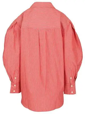 GANNI Oxford Shirt - Red