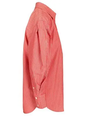 GANNI Oxford Shirt - Red