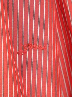GANNI Oxford Shirt - Red