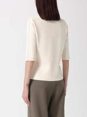 Max Mara Basic Crew Neck Sweater With Logo