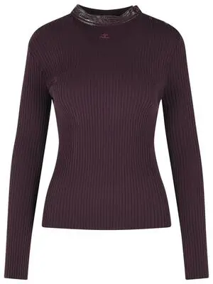 COURREGES Viscose Blend Sweater - Multicolor