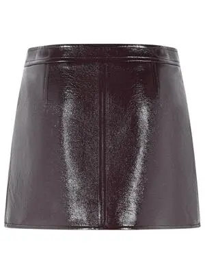 COURREGES Vinyl Miniskirt - Multicolor