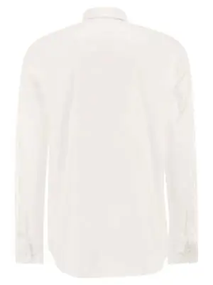 BOSS Regular Fit Shirt In Easy-iron Cotton Poplin - White