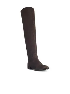 Dolce & Gabbana Ebony Suede Boots - Brown