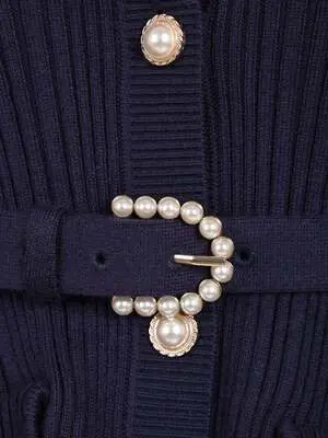SELF-PORTRAIT Ribbed Cardigan