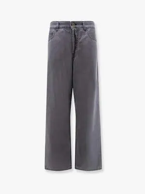 Miu Miu MIU MIU Wide Leg Denim Trousers Multicolor