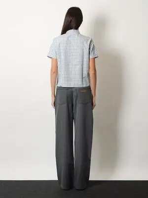 Miu Miu Madras Cotton Shirt