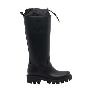 Moncler Kickstream High Rain Boots - Black